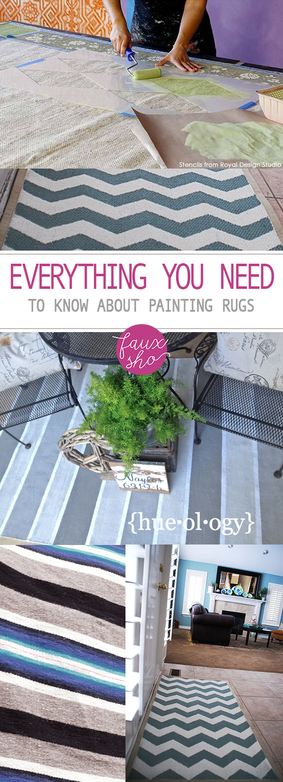 Everything You Need to Know About Painting Rugs | Faux Sho