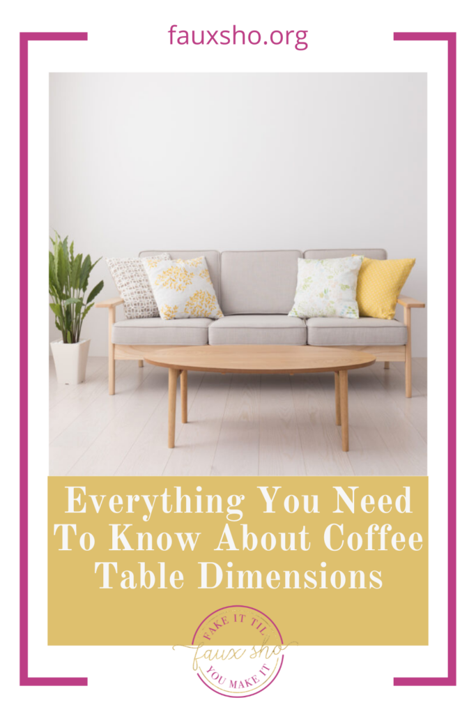 Coffee Table Dimensions – How to Ensure the Best Coffee Table for Your ...